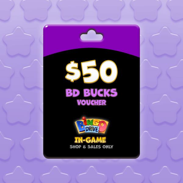 BD Bucks - $50 – Bingo Drive Store